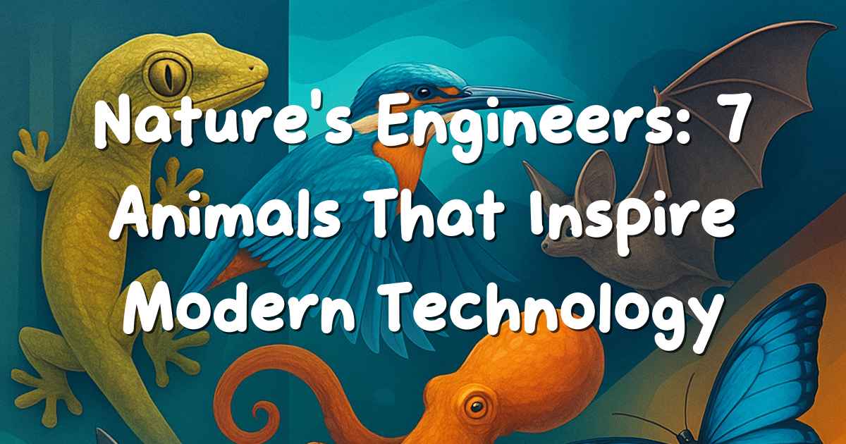 7 Animals That Inspire Modern Technology